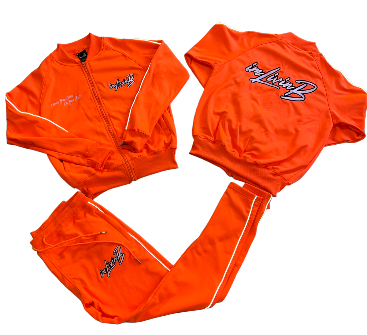 M Tracksuit (Neon Orange)READ DESCRIPTION BEFORE ORDERING – ImLivinB